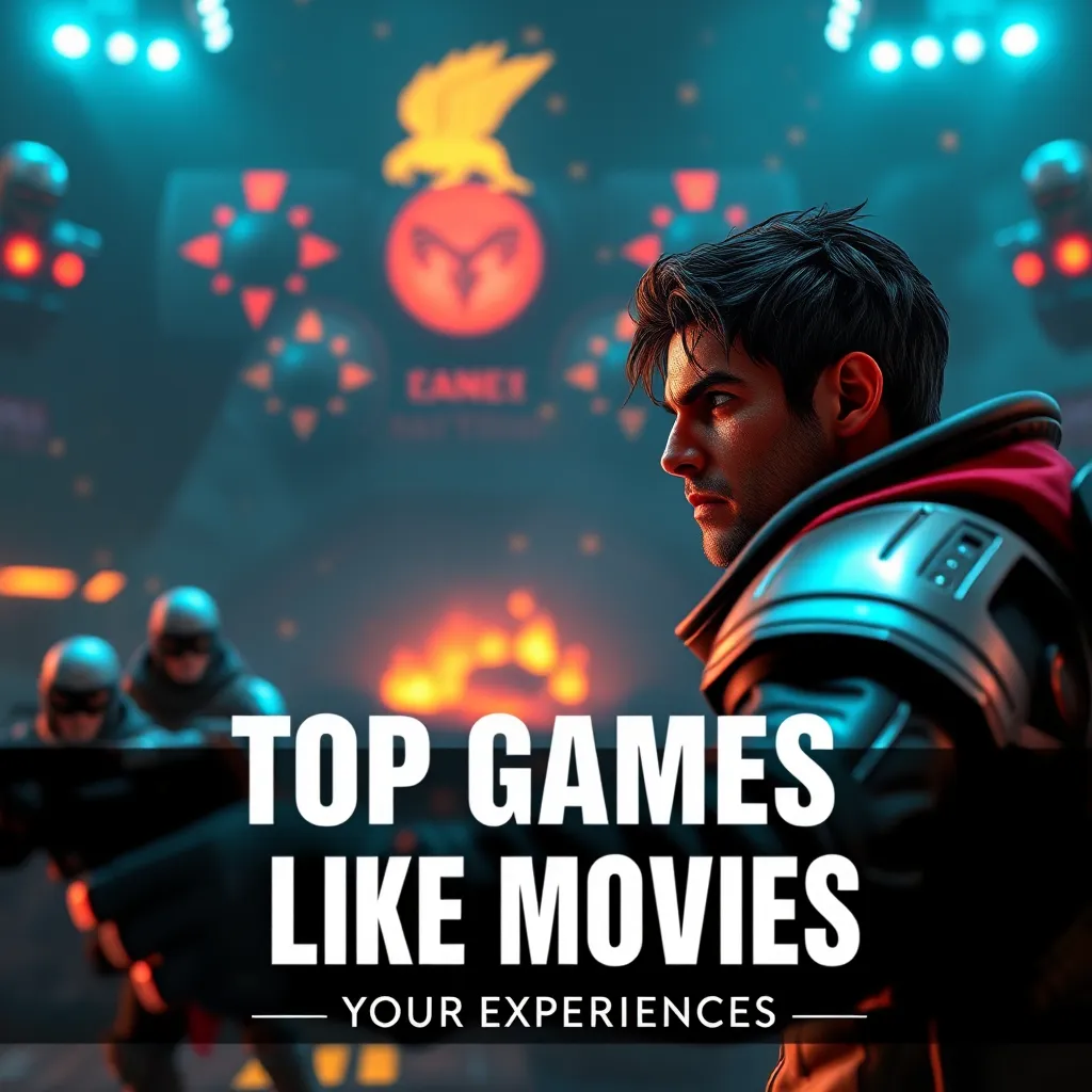 Top Games That Feel Like Movies: Your Experiences : LevelUpTalk