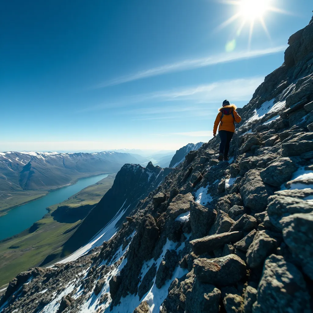 Cinna Conquers Heights: A Mountain Climb in Iceland : LevelUpTalk