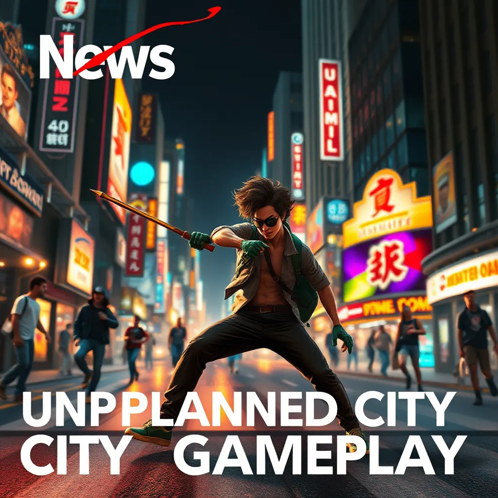 Unplanned City Gameplay: A Real-Time Adventure : LevelUpTalk