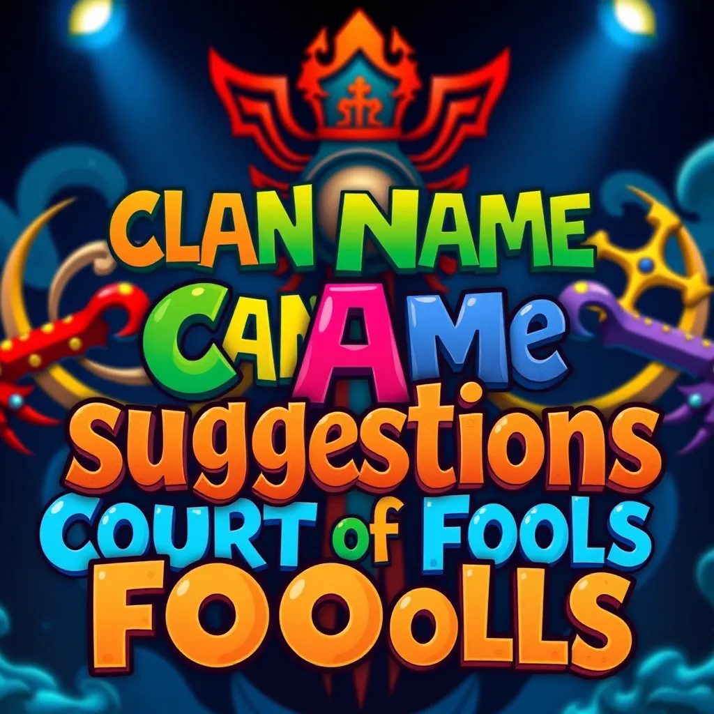 Creative Clan Name Suggestions Inspired by Court of Fools : LevelUpTalk