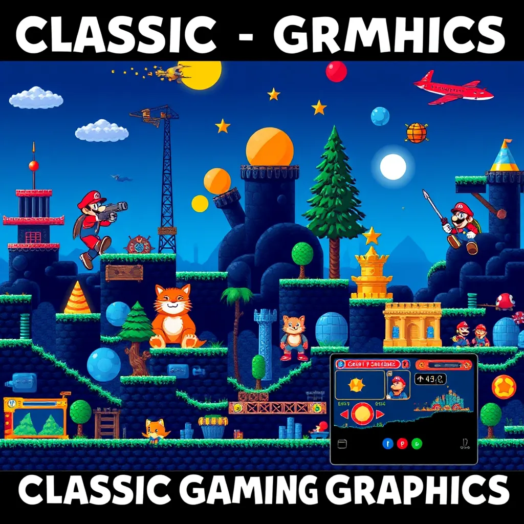A Glimpse into the History of Classic Gaming Graphics : LevelUpTalk