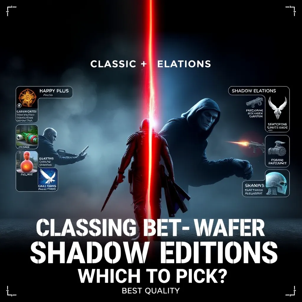 Choosing Between Classic and Shadow Editions: Which to Pick? : LevelUpTalk