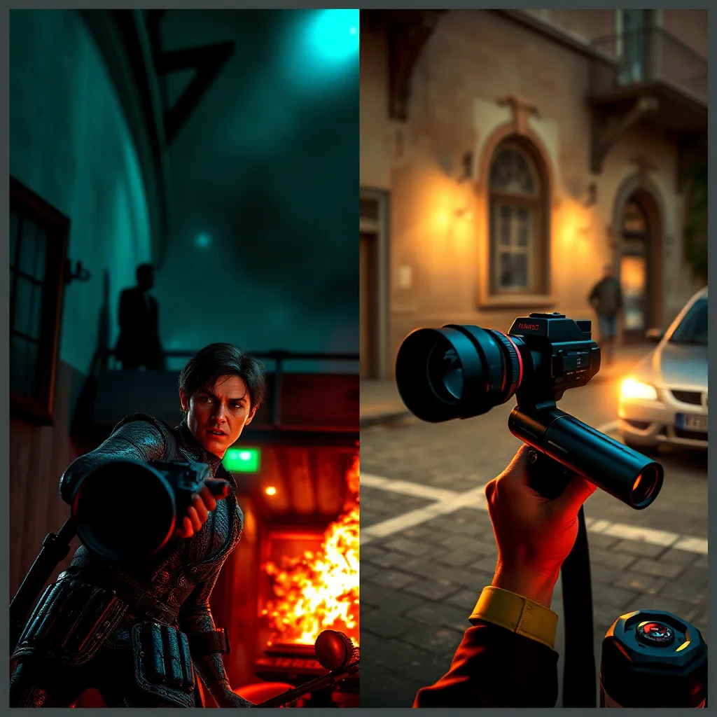 Classic Fixed Camera vs. Modern Over-the-Shoulder in Resident Evil ...