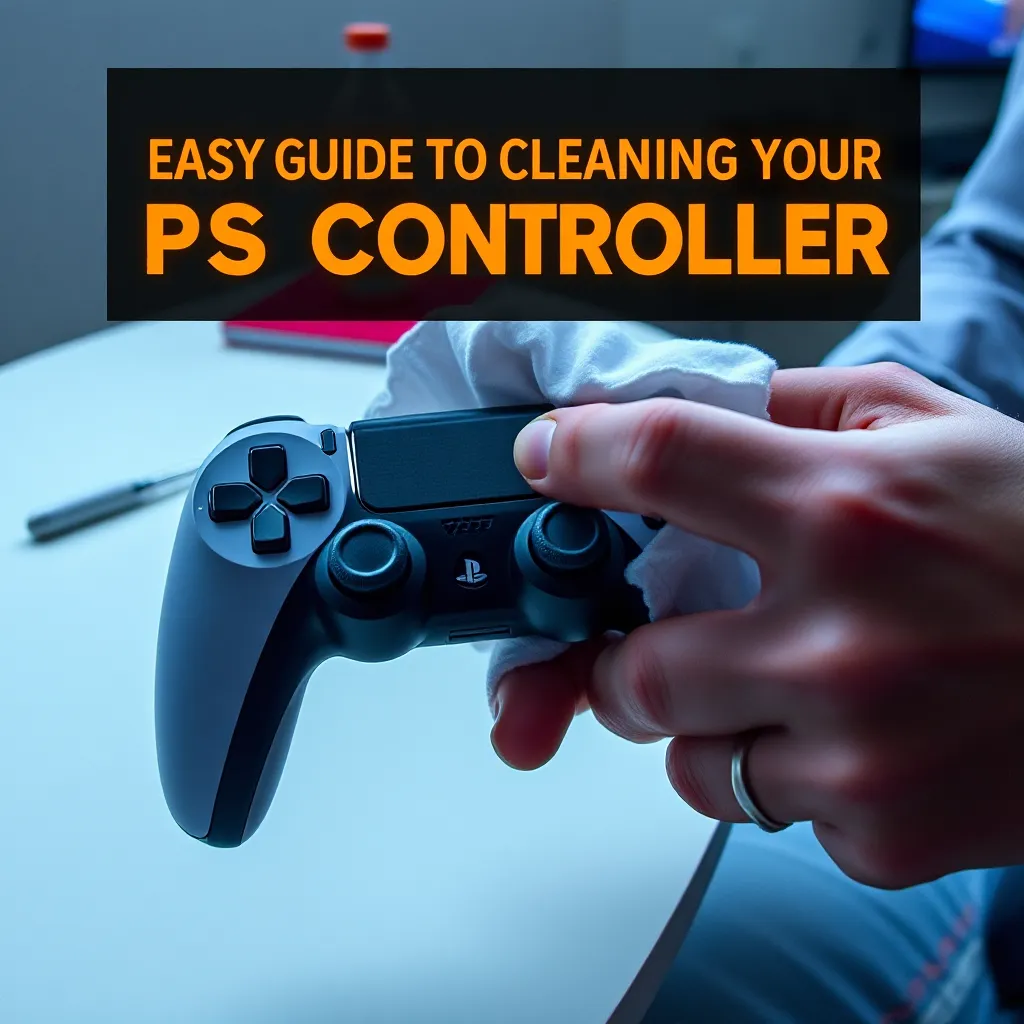 Easy Guide to Cleaning Your PS5 Controller After Spills : LevelUpTalk