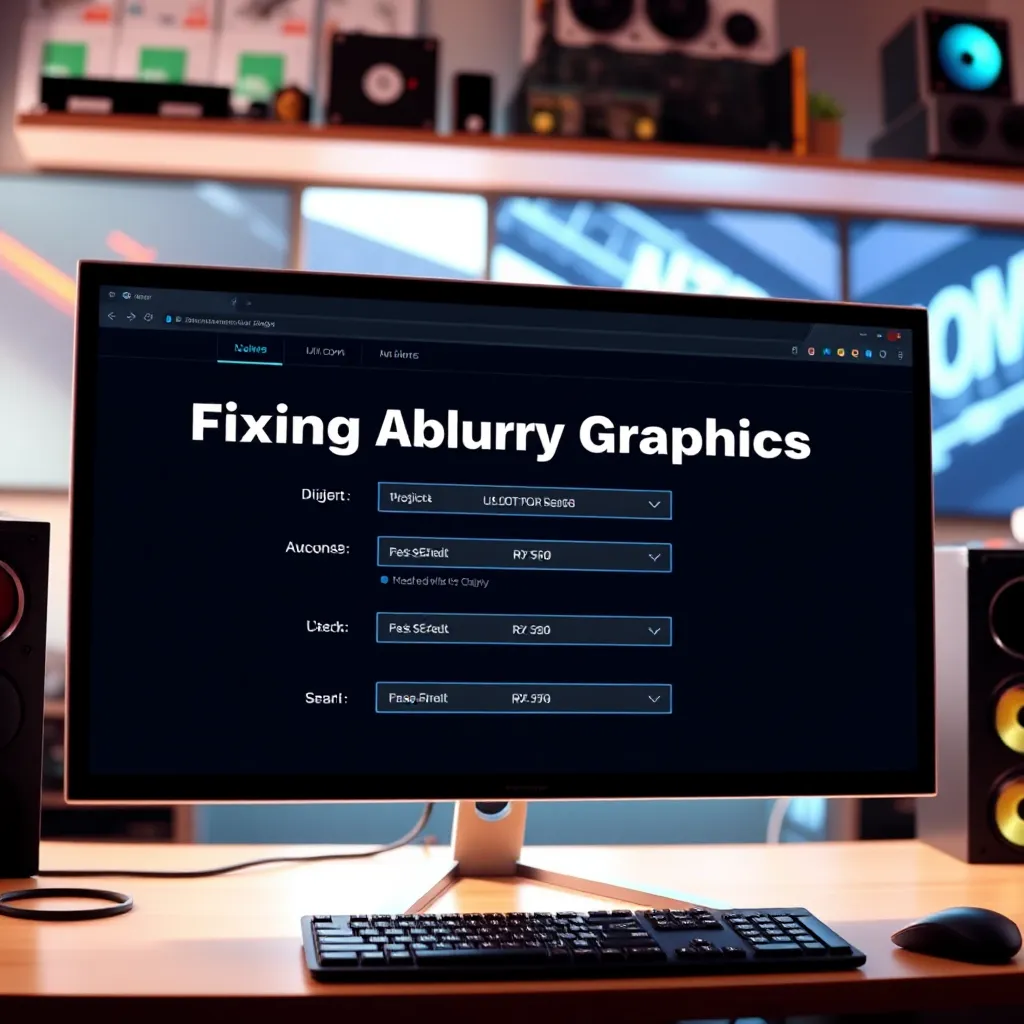 Fixing Blurry Graphics on RX 580 and I7 3770 : LevelUpTalk