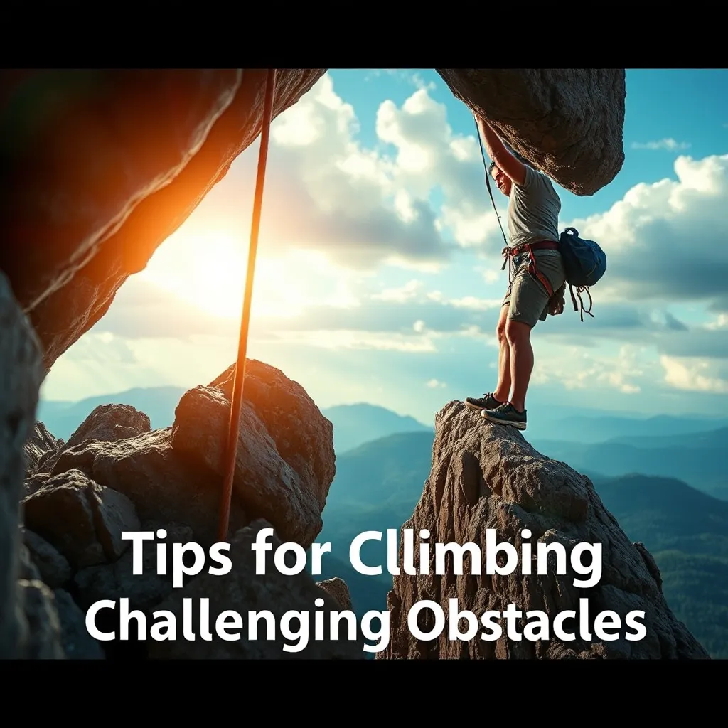 Tips for Climbing Challenging Obstacles Safely : LevelUpTalk