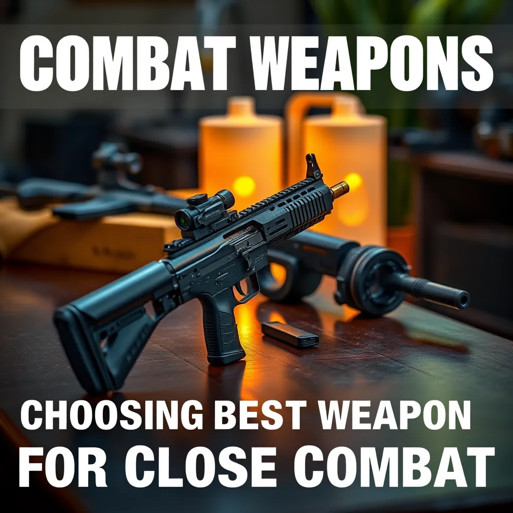 Choosing the Best Weapon for Close Quarters Combat : LevelUpTalk