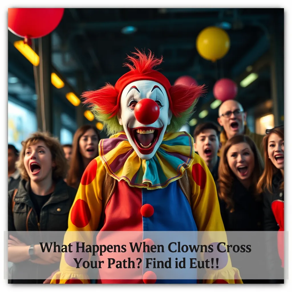 What Happens When Clowns Cross Your Path? Find Out! : LevelUpTalk