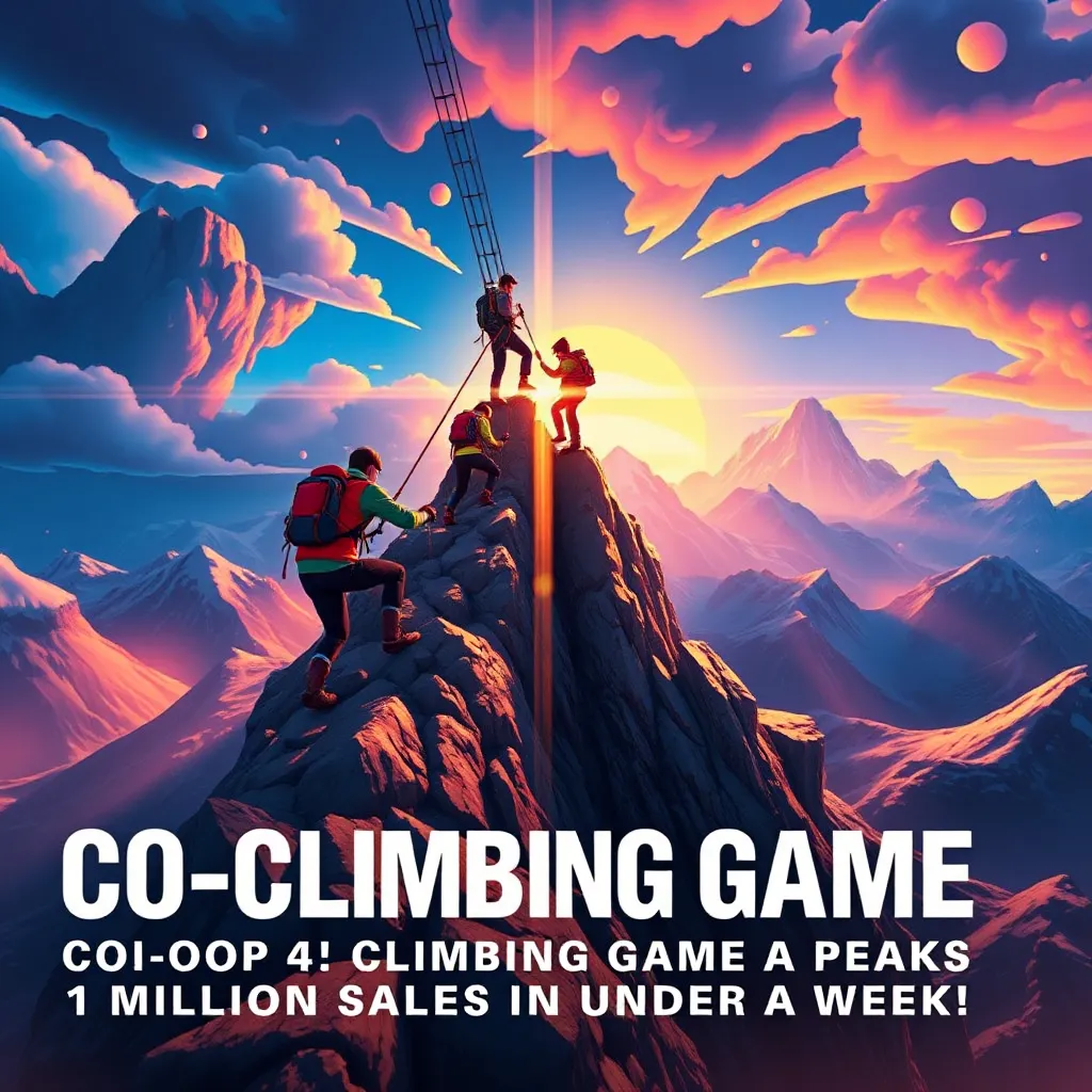 Co-op Climbing Game Peaks 1 Million Sales in Under a Week : LevelUpTalk
