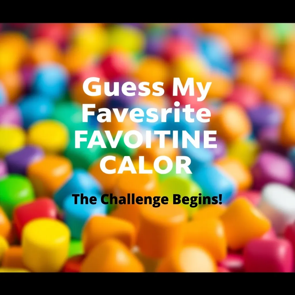Guess My Favorite Color: The Challenge Begins! : LevelUpTalk