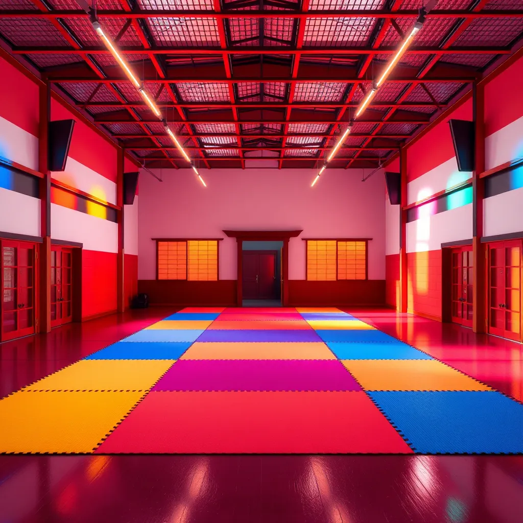 Explore Customizable Dojo Floor Colors for Your Space : LevelUpTalk