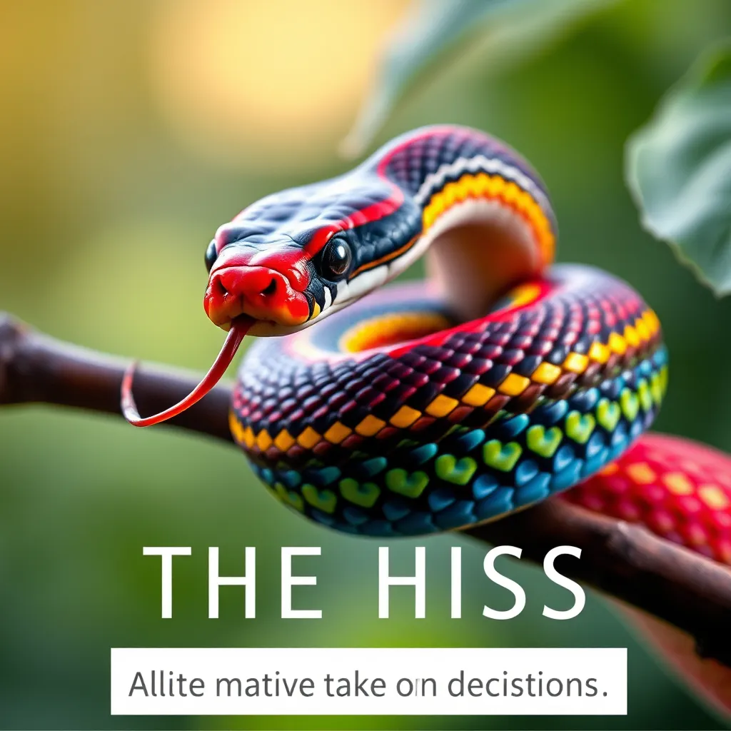 The Hiss: An Alternative Take on Decisions : LevelUpTalk