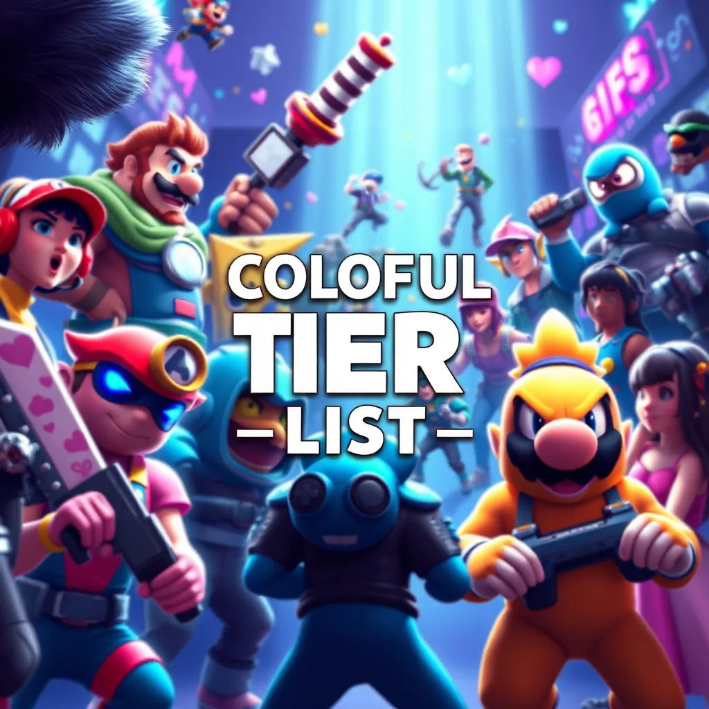 Fun Tier List Rankings: Share Your Thoughts! : LevelUpTalk