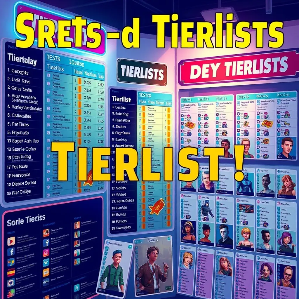 Embrace the Trend: Your Guide to Fun Tierlists : LevelUpTalk