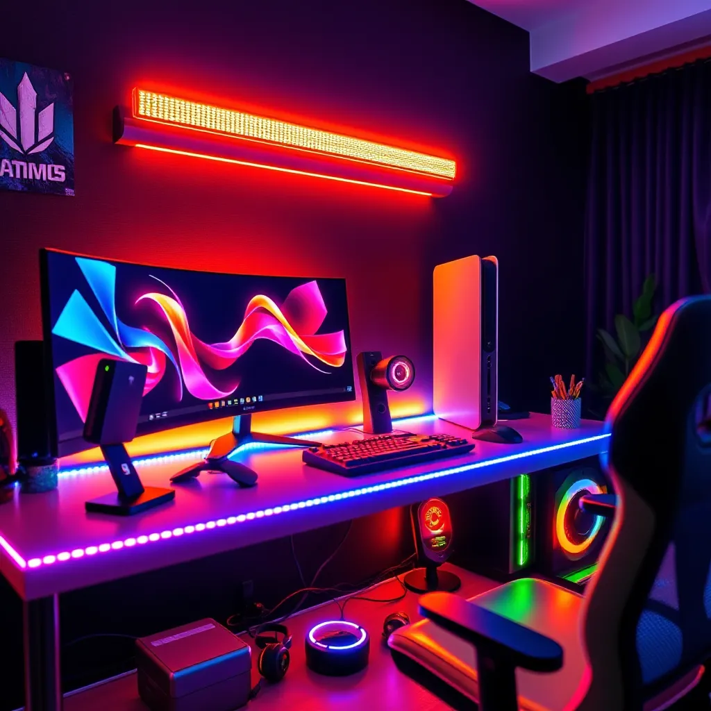Lighting Setup Ideas: Enhance Your Gaming Experience : LevelUpTalk