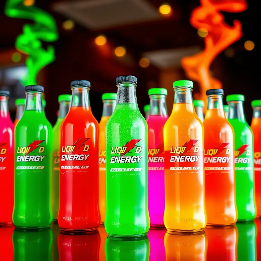 Liquid Energy Color Combos: Stunning Bottle Designs : LevelUpTalk