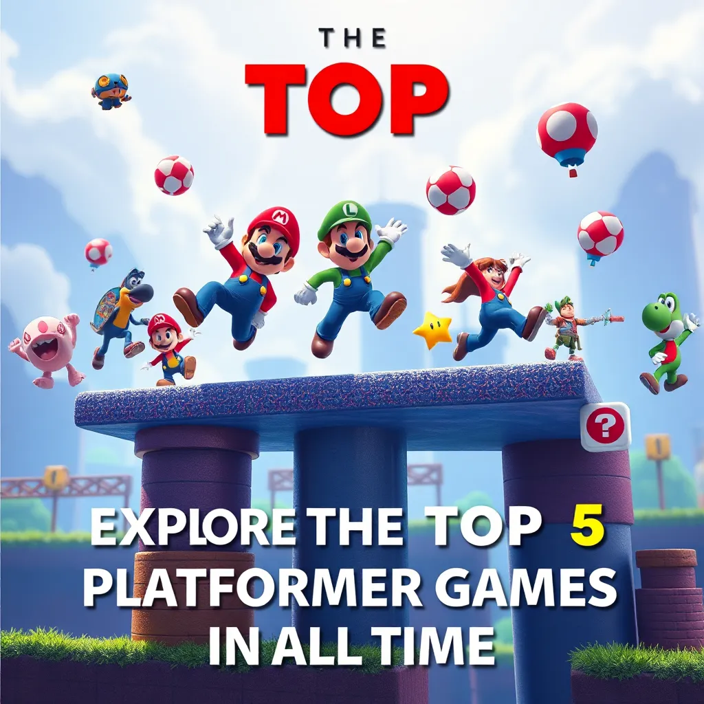 Explore the Top 5 Platformer Games of All Time : LevelUpTalk