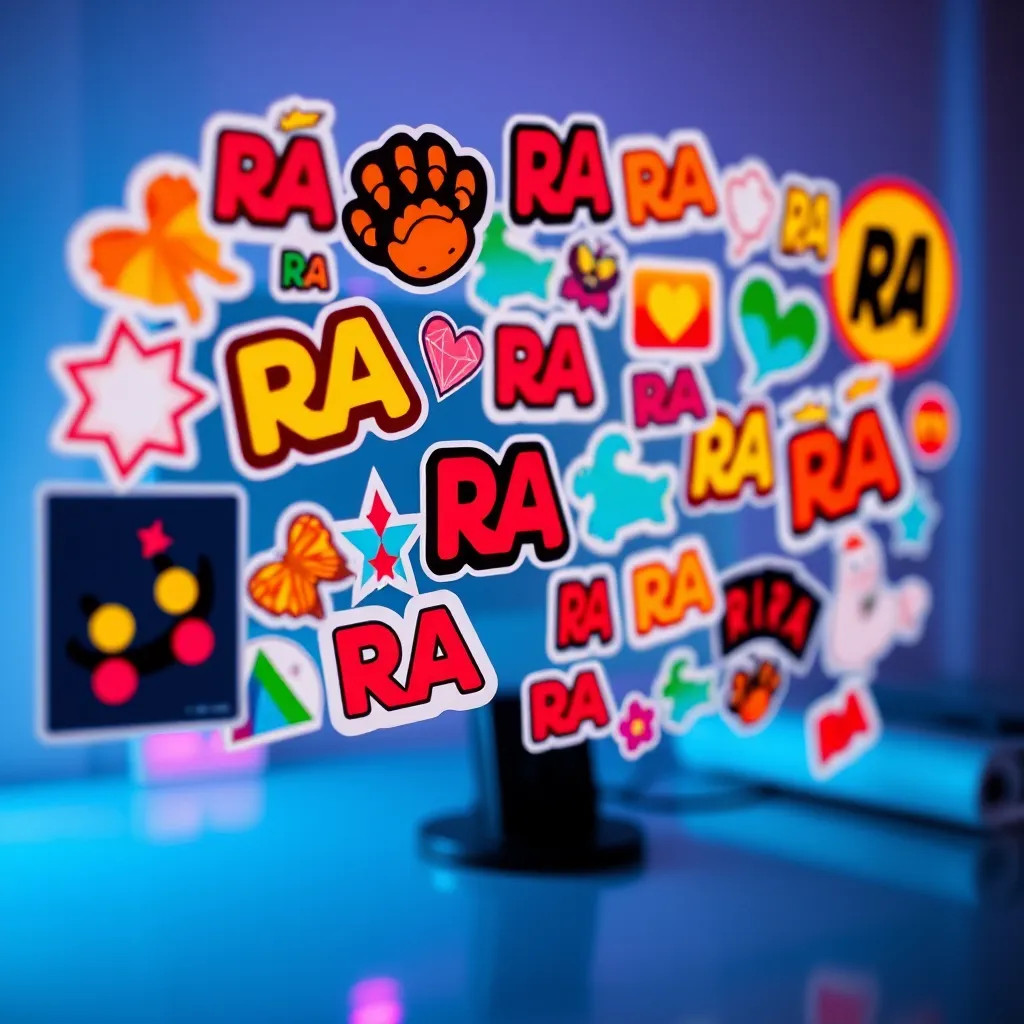 Exploring RA Stickers: The New Trend in Digital Decor : LevelUpTalk