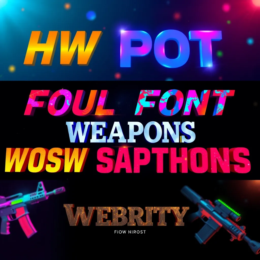 Tips for Changing Weapon Description Font Style : LevelUpTalk