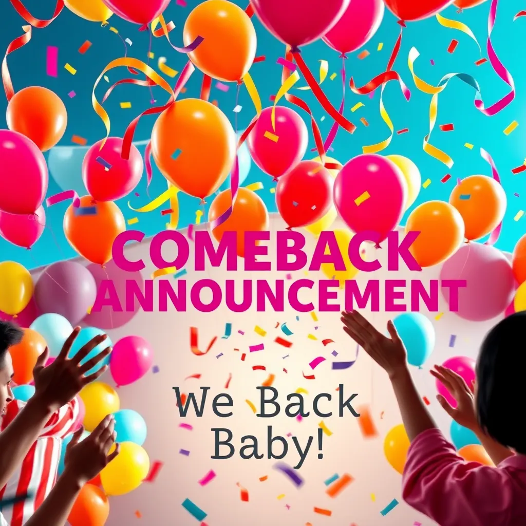 Exciting Comeback Announcement: We Back Baby! : LevelUpTalk