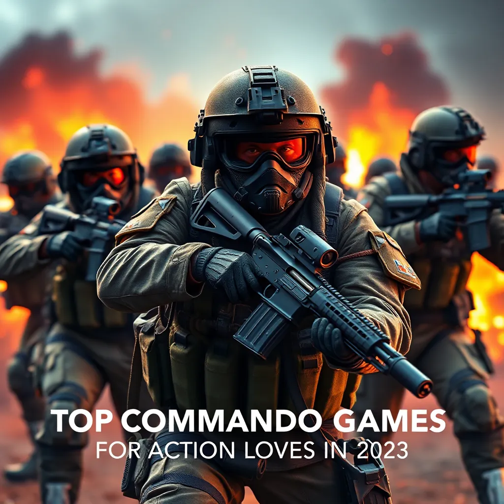 Top Commando Games for Action Lovers in 2023 : LevelUpTalk