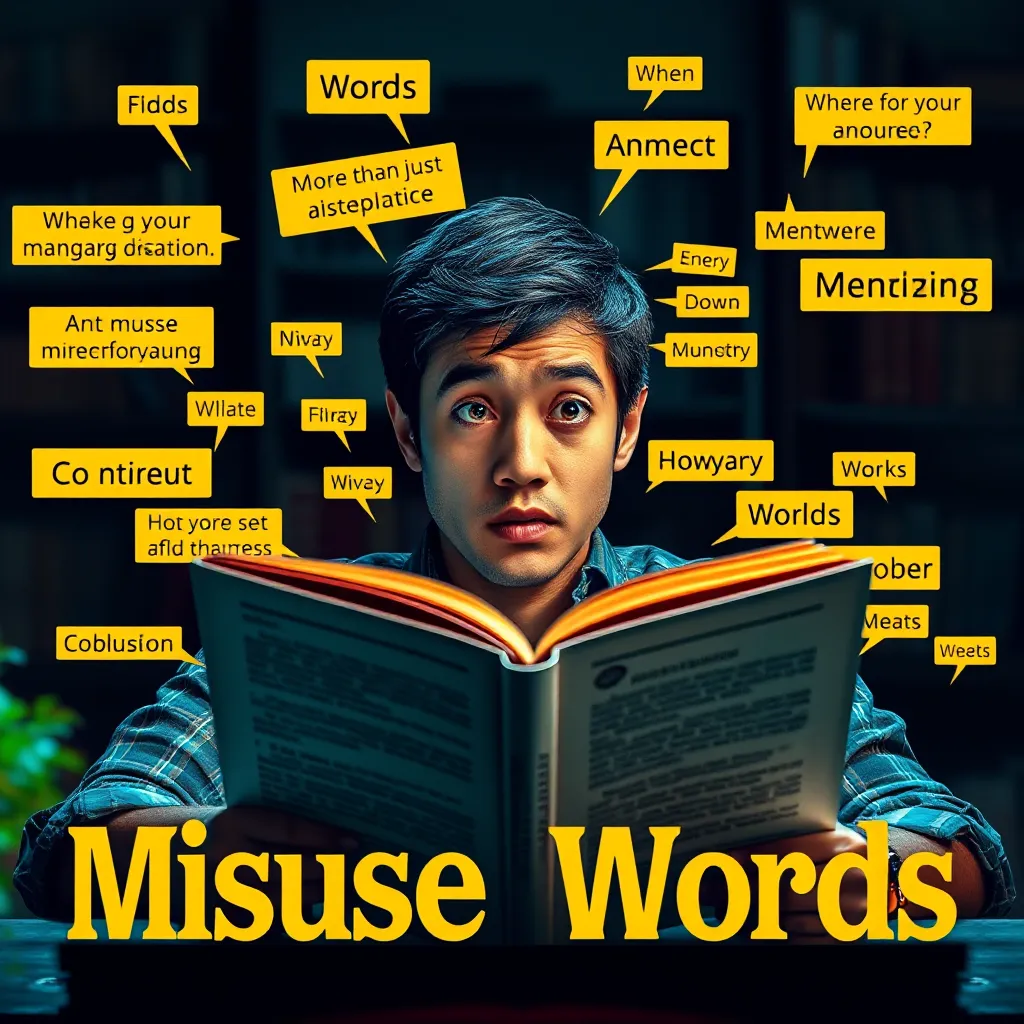 Understanding Misused Words: More Than Just Confusion : LevelUpTalk