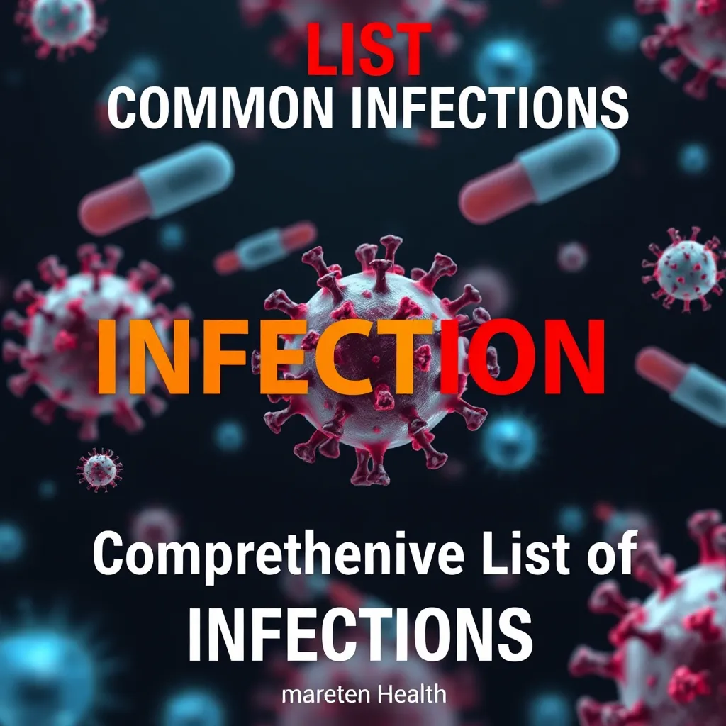Comprehensive List of Infections Impacting Health : LevelUpTalk