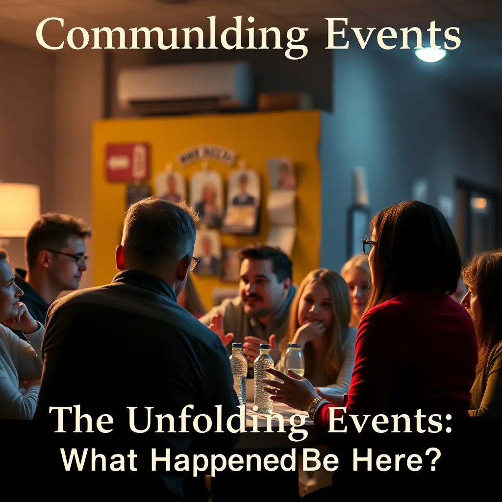 The Unfolding Events: What Happened Here? : LevelUpTalk