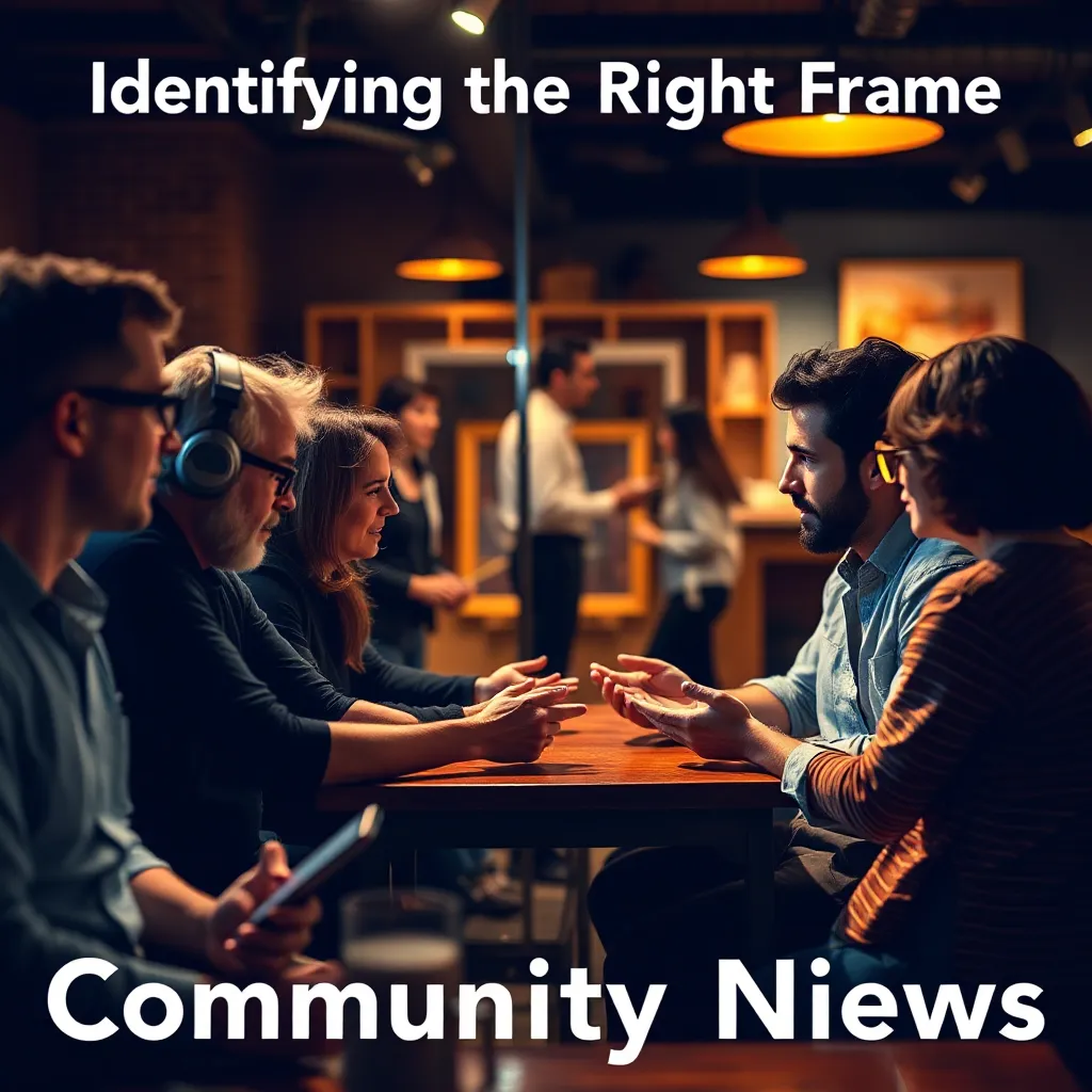 Identifying the Right Frame: Community Insights : LevelUpTalk