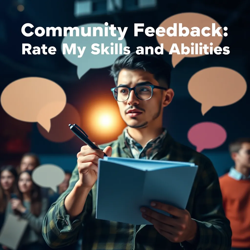 Request for Feedback: Rate My Skills and Abilities : LevelUpTalk