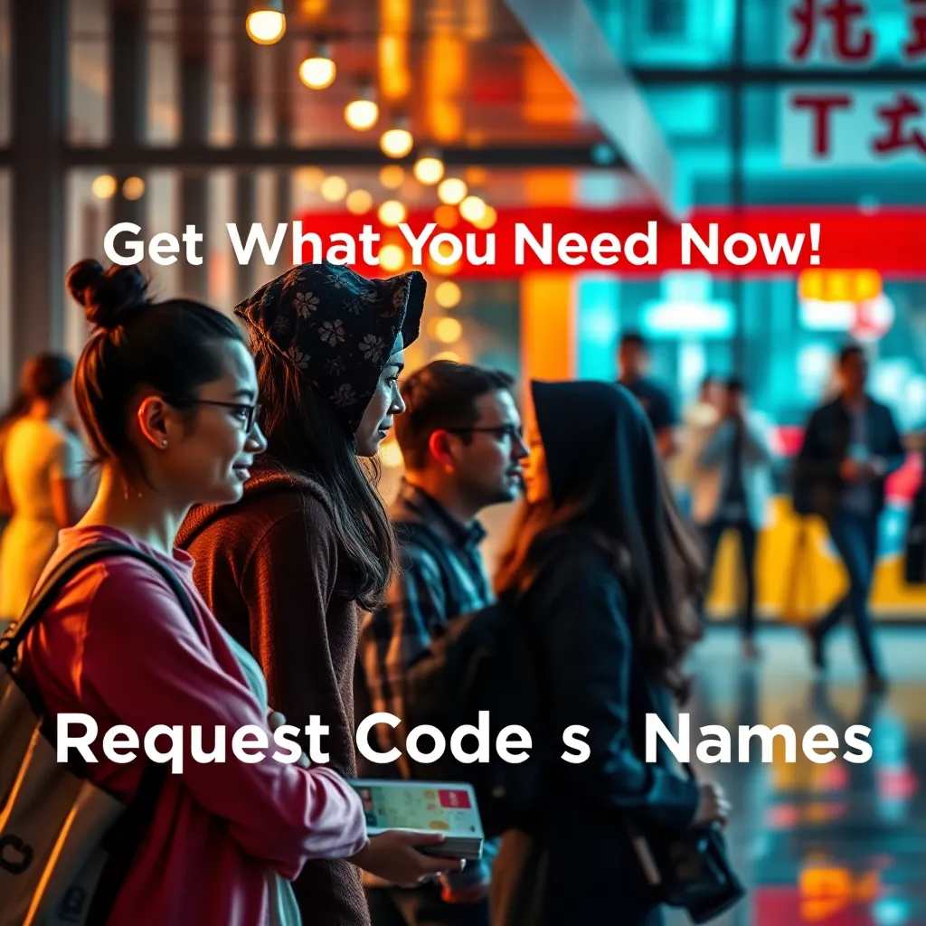Request Codes and Names: Get What You Need Now! : LevelUpTalk