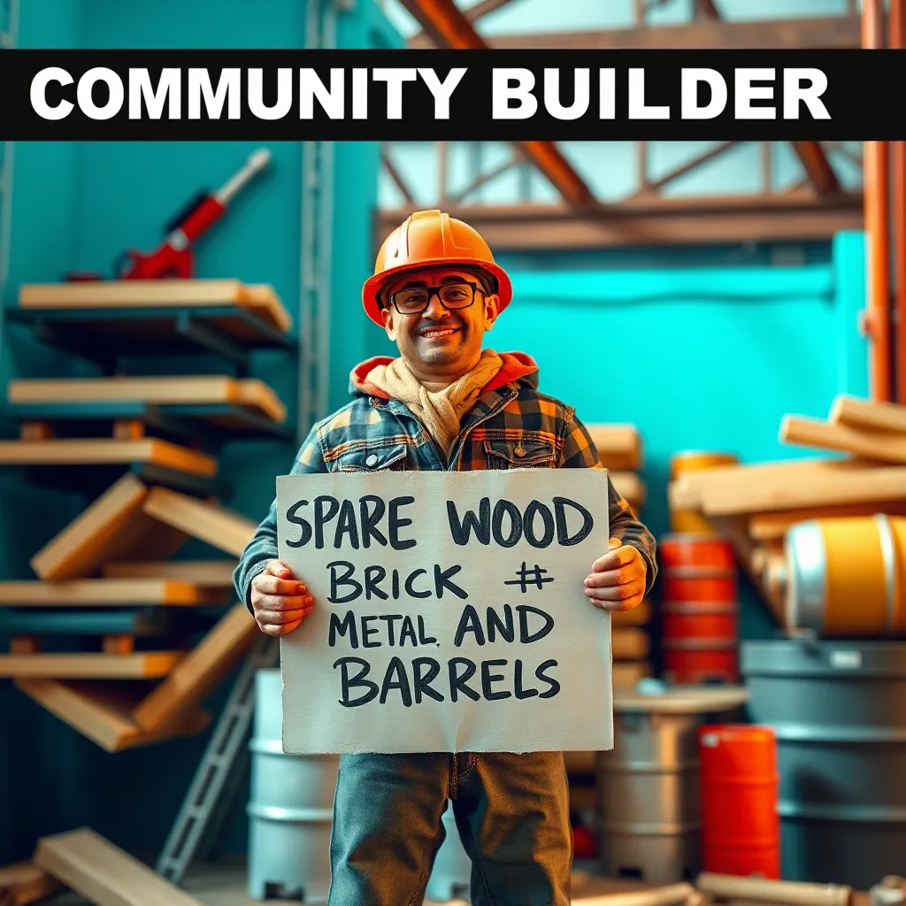 Request for Spare Wood, Brick, Metal, and Barrels : LevelUpTalk
