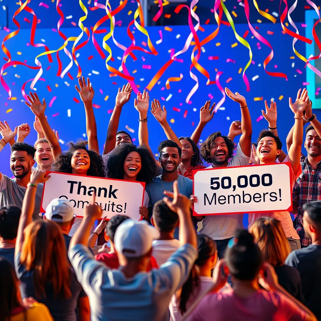 Celebrating 50,000 Community Members: Thank You! : LevelUpTalk