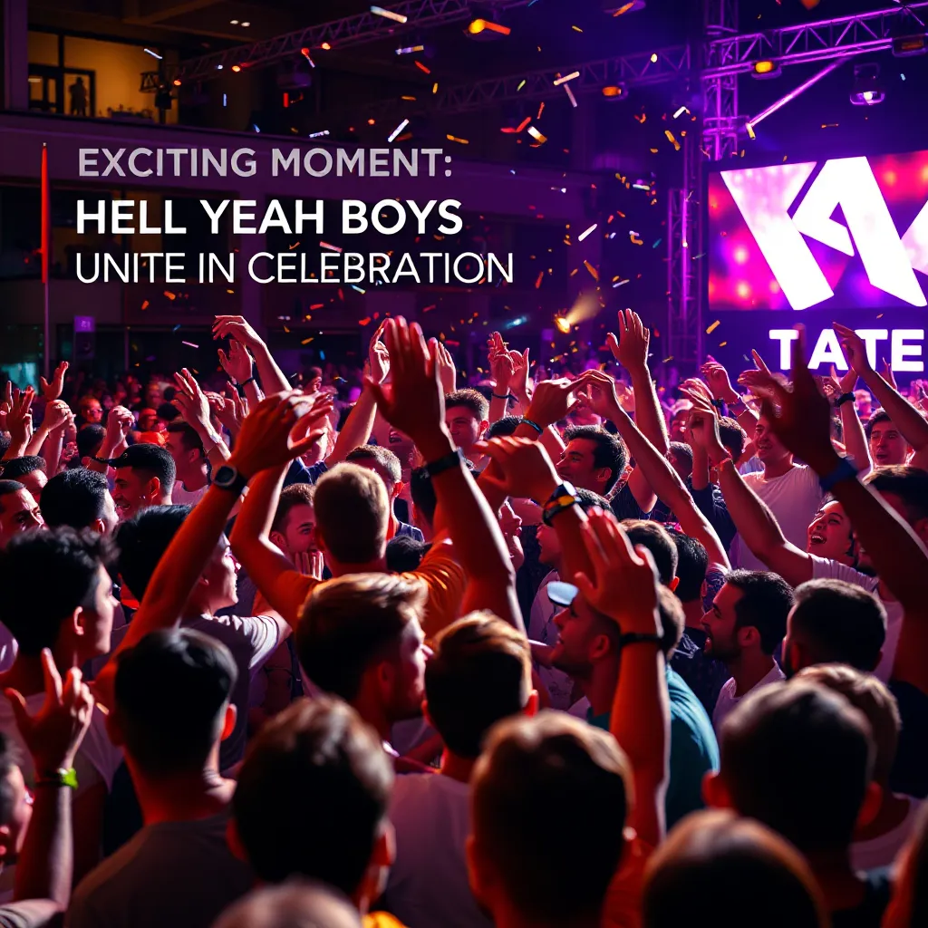 Exciting Moment: Hell Yeah Boys Unite in Celebration : LevelUpTalk