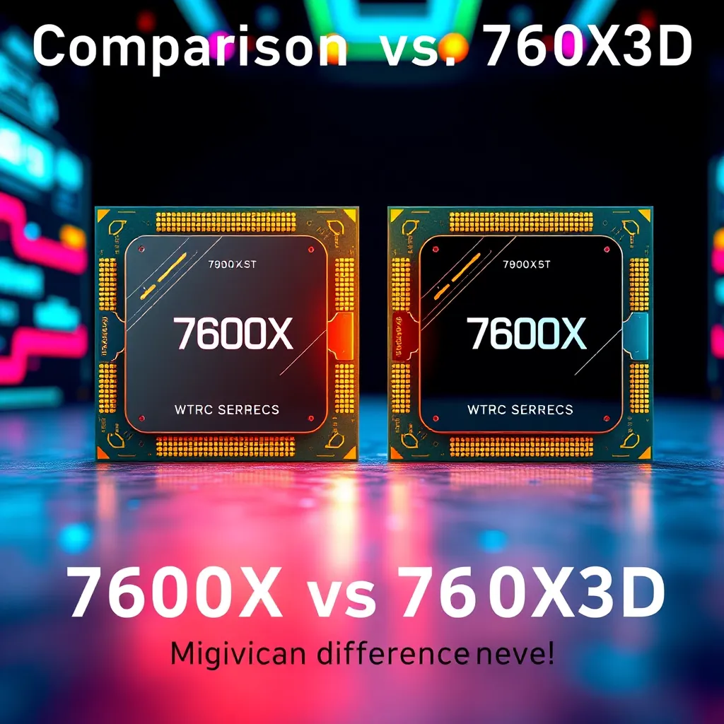 Comparing 7600X vs 7600X3D: Significant Differences : LevelUpTalk