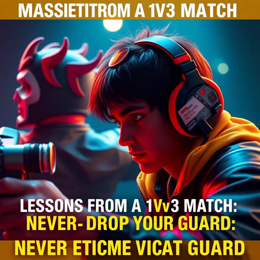 Lessons from a 1v3 Match: Never Drop Your Guard : LevelUpTalk