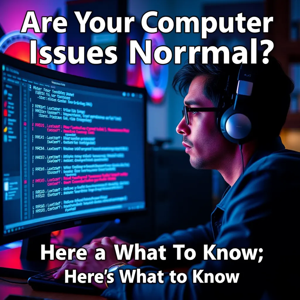Are Your Computer Issues Normal? Here's What to Know : LevelUpTalk