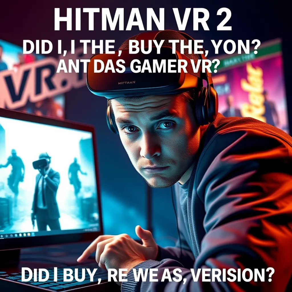 Hitman VR2: Did I Buy the Wrong Version? : LevelUpTalk