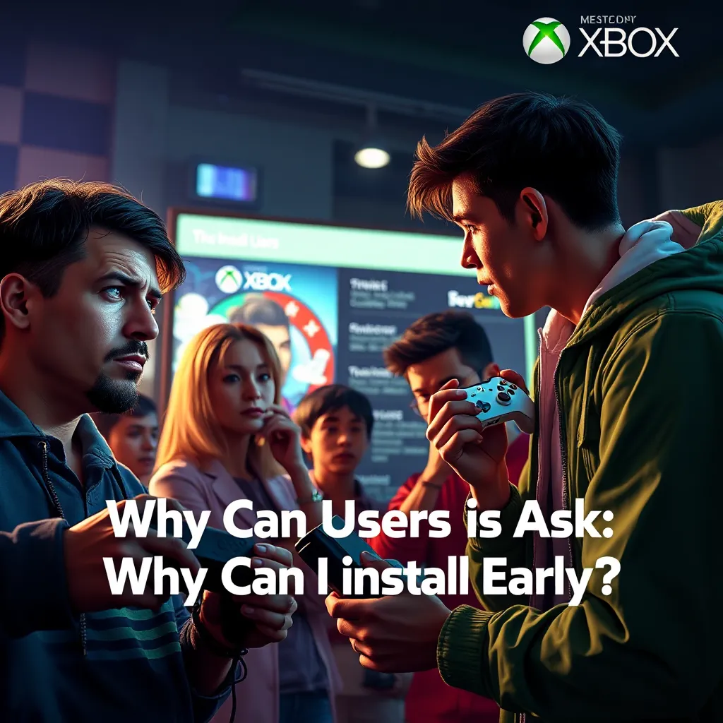 Confused Xbox Users Ask: Why Can I Install Early? : LevelUpTalk