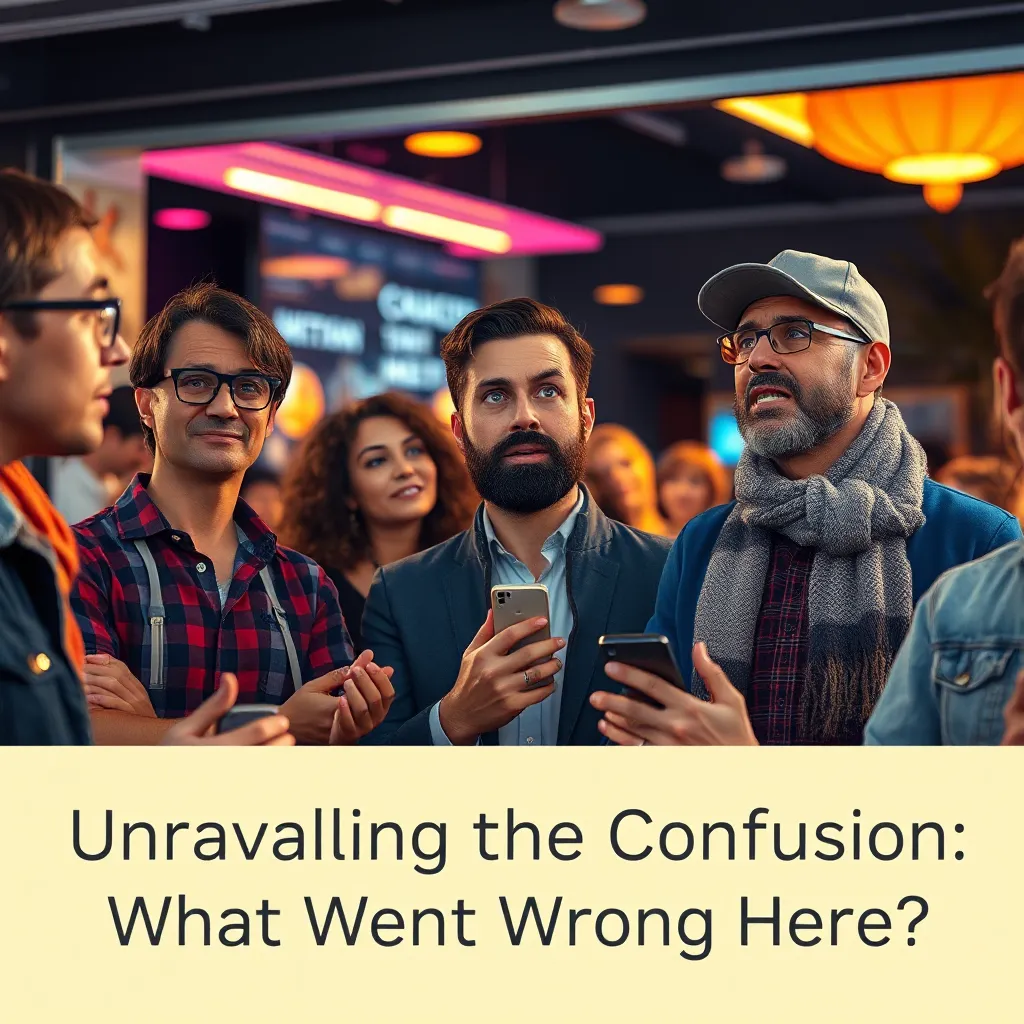 Unraveling the Confusion: What Went Wrong Here? : LevelUpTalk