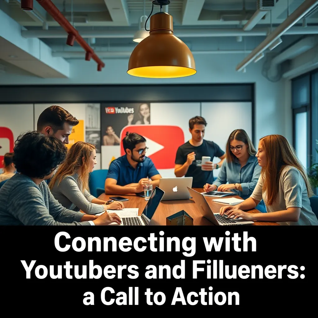 Connecting with YouTubers and Influencers: A Call to Action : LevelUpTalk