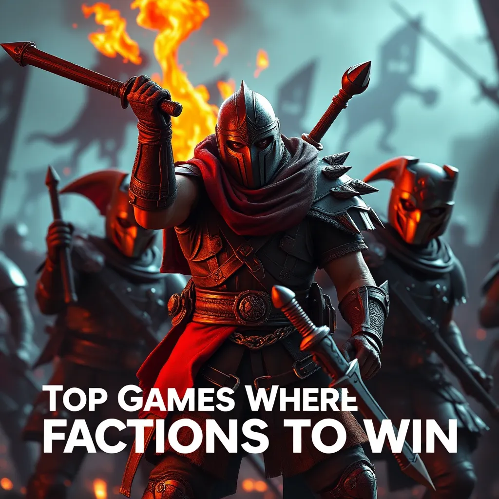 Top Games Where You Conquer Factions to Win : LevelUpTalk