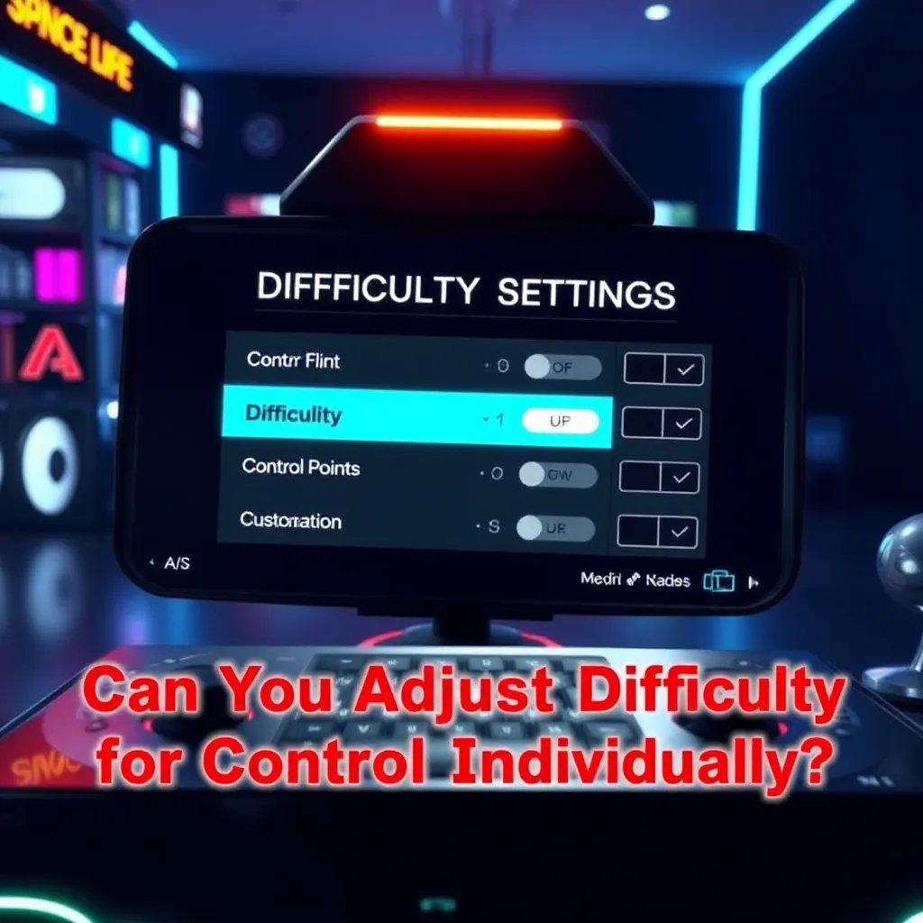 Can You Adjust Difficulty for Control Points Individually? : LevelUpTalk