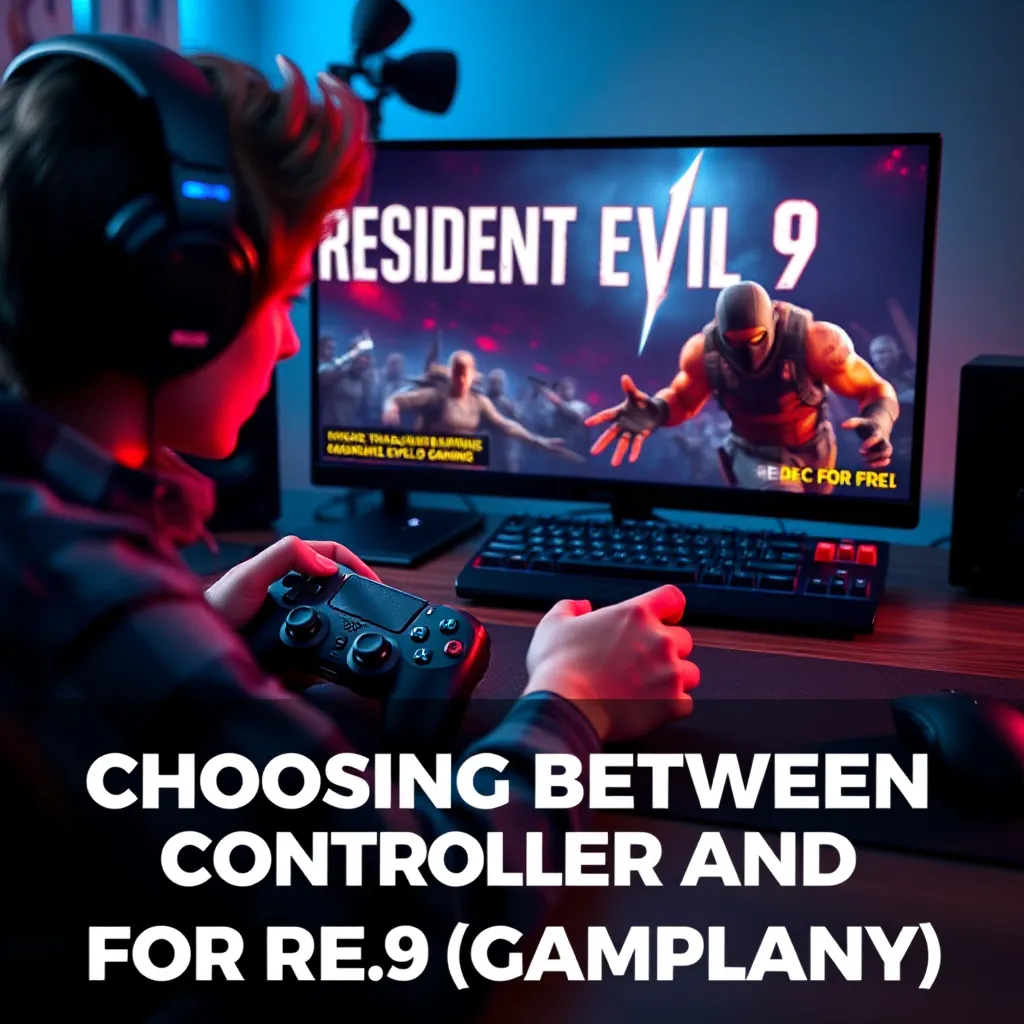 Choosing Between Controller and Keyboard for RE9 Gameplay : LevelUpTalk
