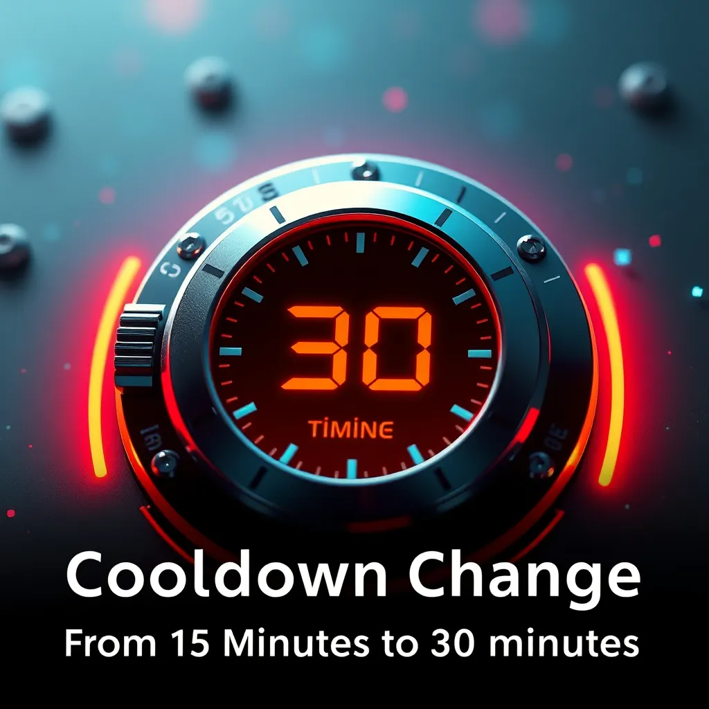 Cooldown Change: From 15 Minutes to 30 Minutes Explained : LevelUpTalk