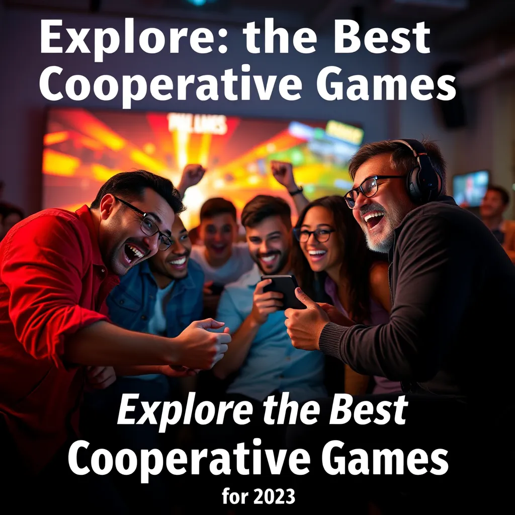 Explore the Best Cooperative Games for 2023 : LevelUpTalk
