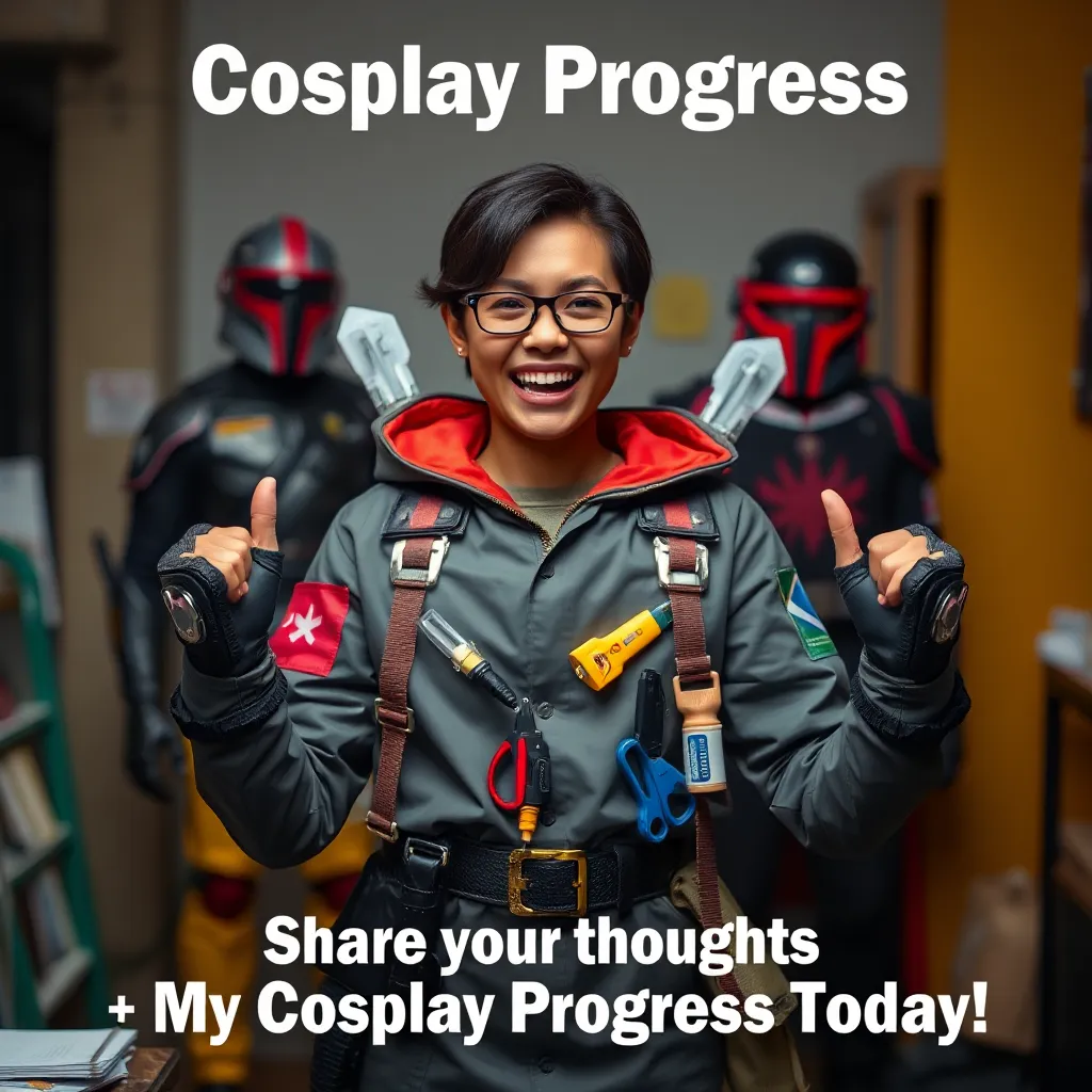 Share Your Thoughts on My Cosplay Progress Today! : LevelUpTalk