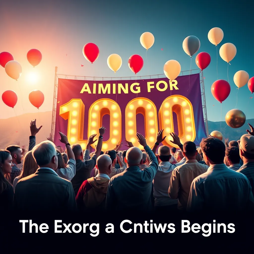 Aiming for 1000: The Exciting Countdown Begins : LevelUpTalk