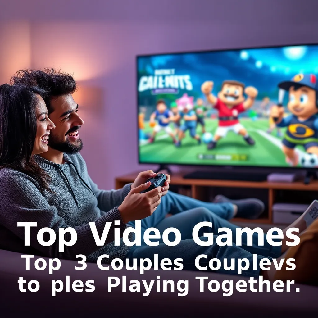 Top Video Games Couples Love Playing Together : LevelUpTalk