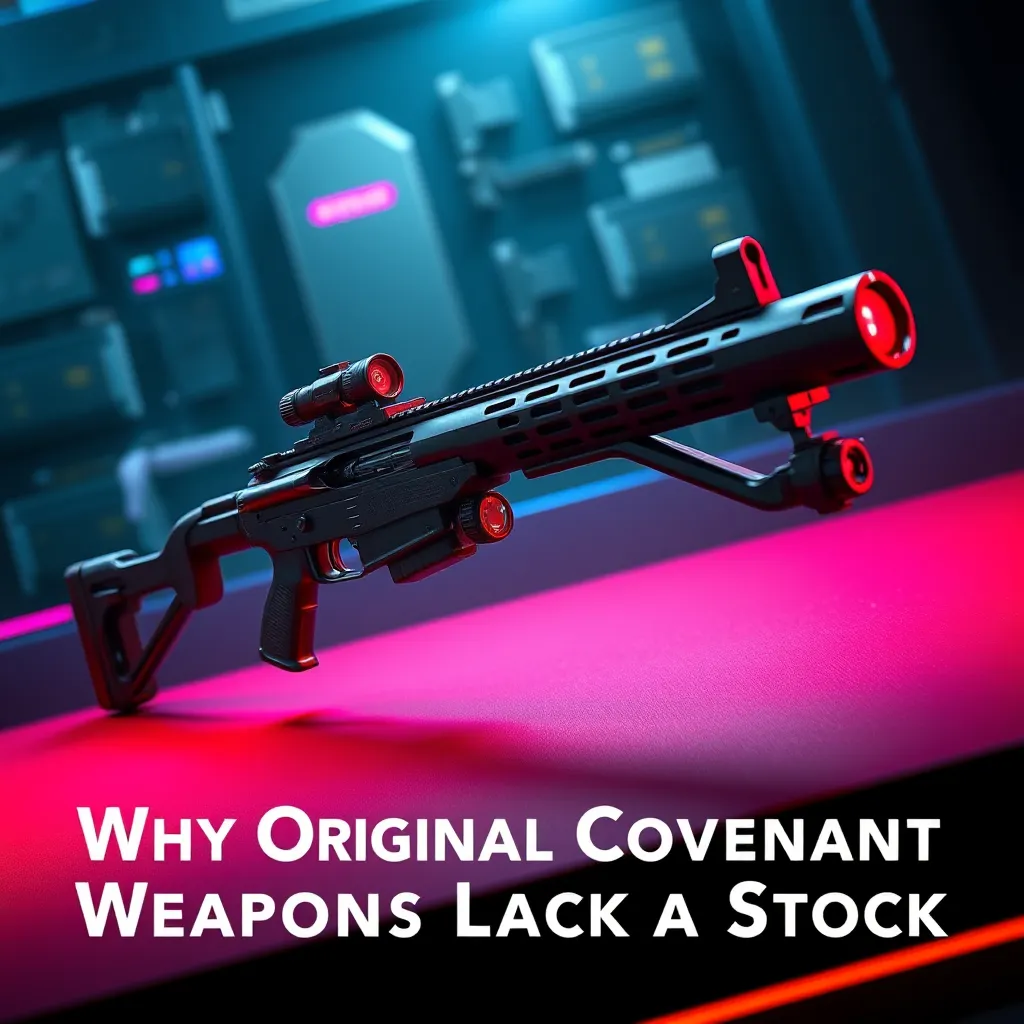 Why Original Covenant Weapons Lack Stocks - Explained : LevelUpTalk